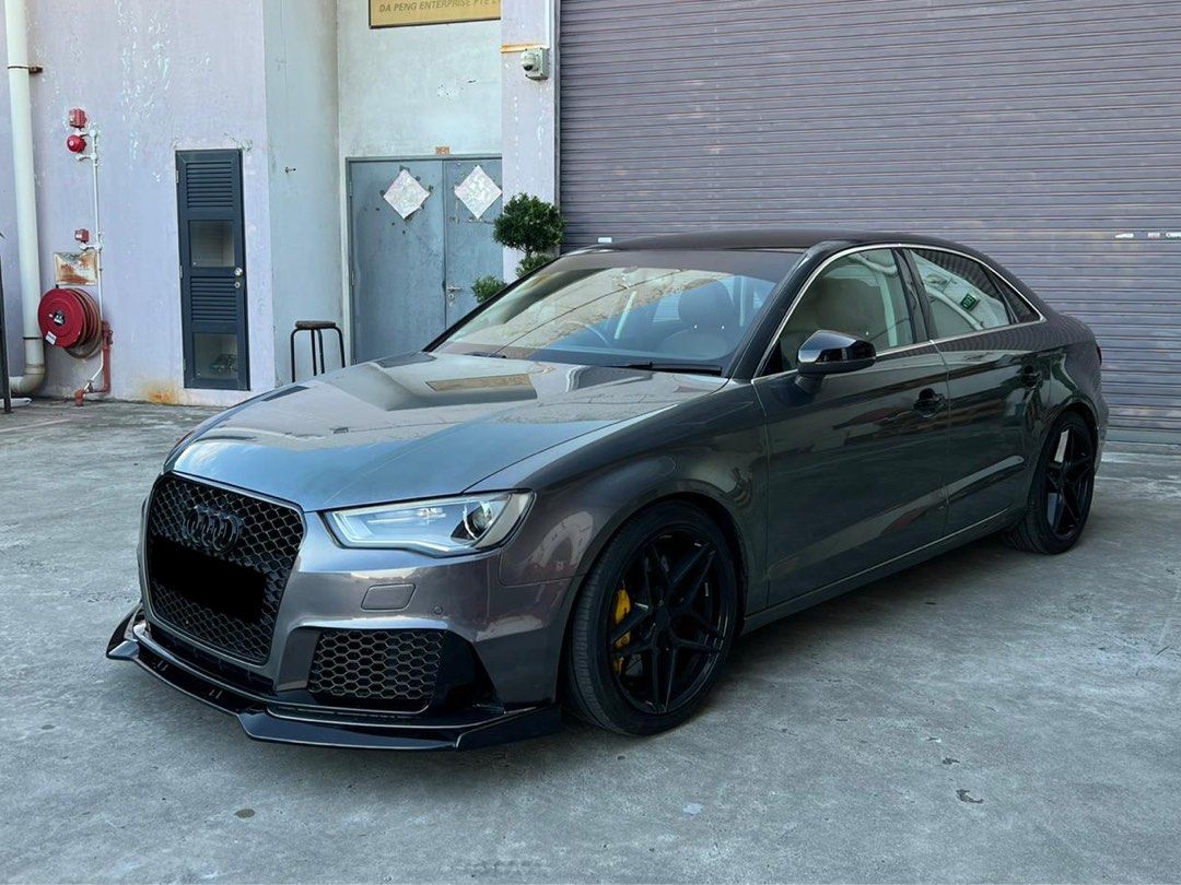 Modded Audi A3 RS3 Bodykit Car Rental, Cars, Car Rental on Carousell