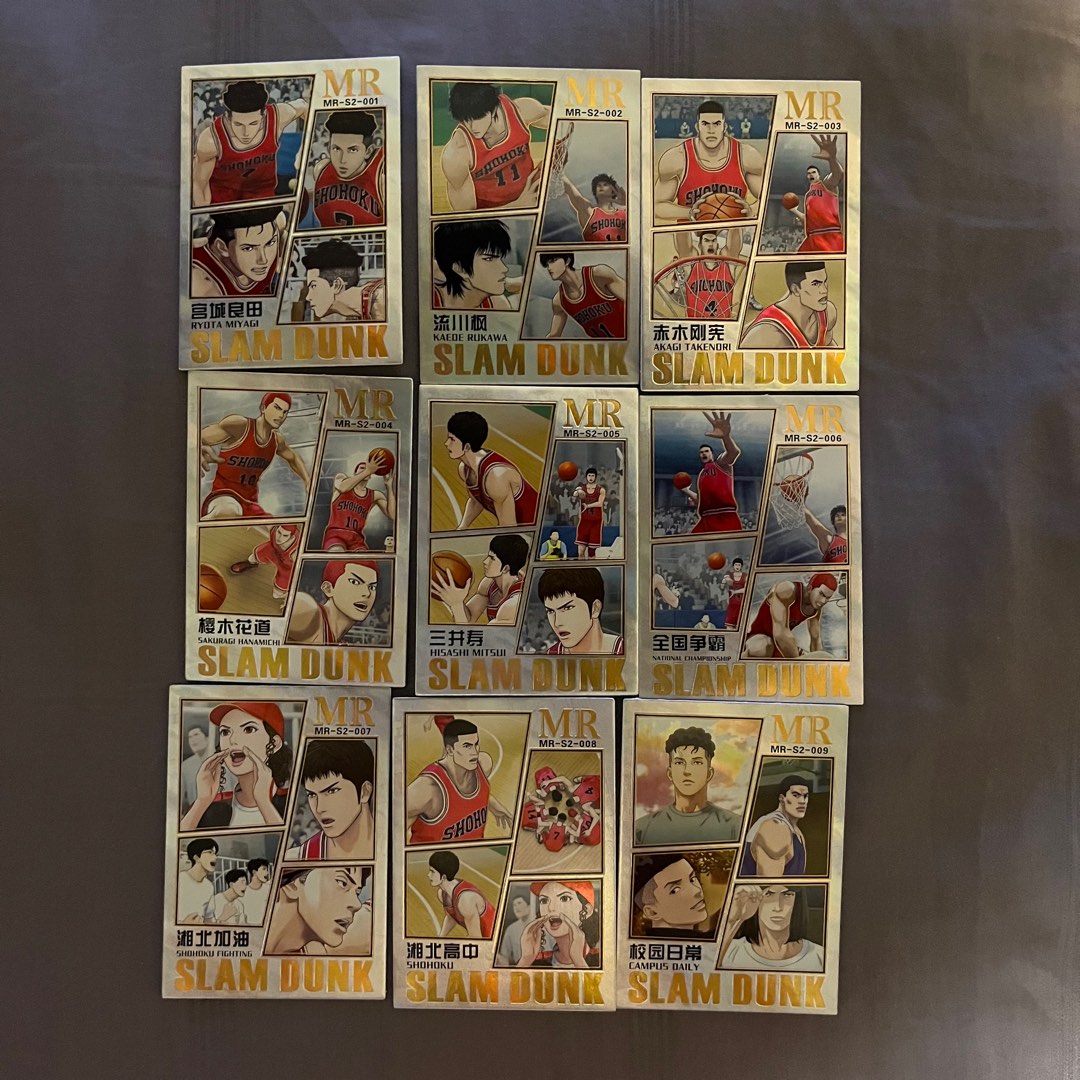 [MR] Slam Dunk x Ranka Cards, Hobbies & Toys, Toys & Games on Carousell