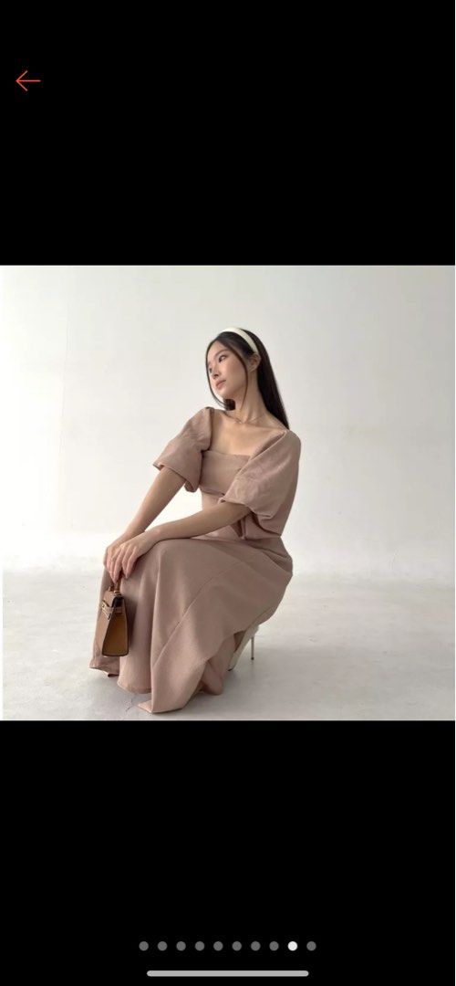 Nala Dress in Choco Malt, Women's Fashion, Dresses & Sets, Dresses on Carousell