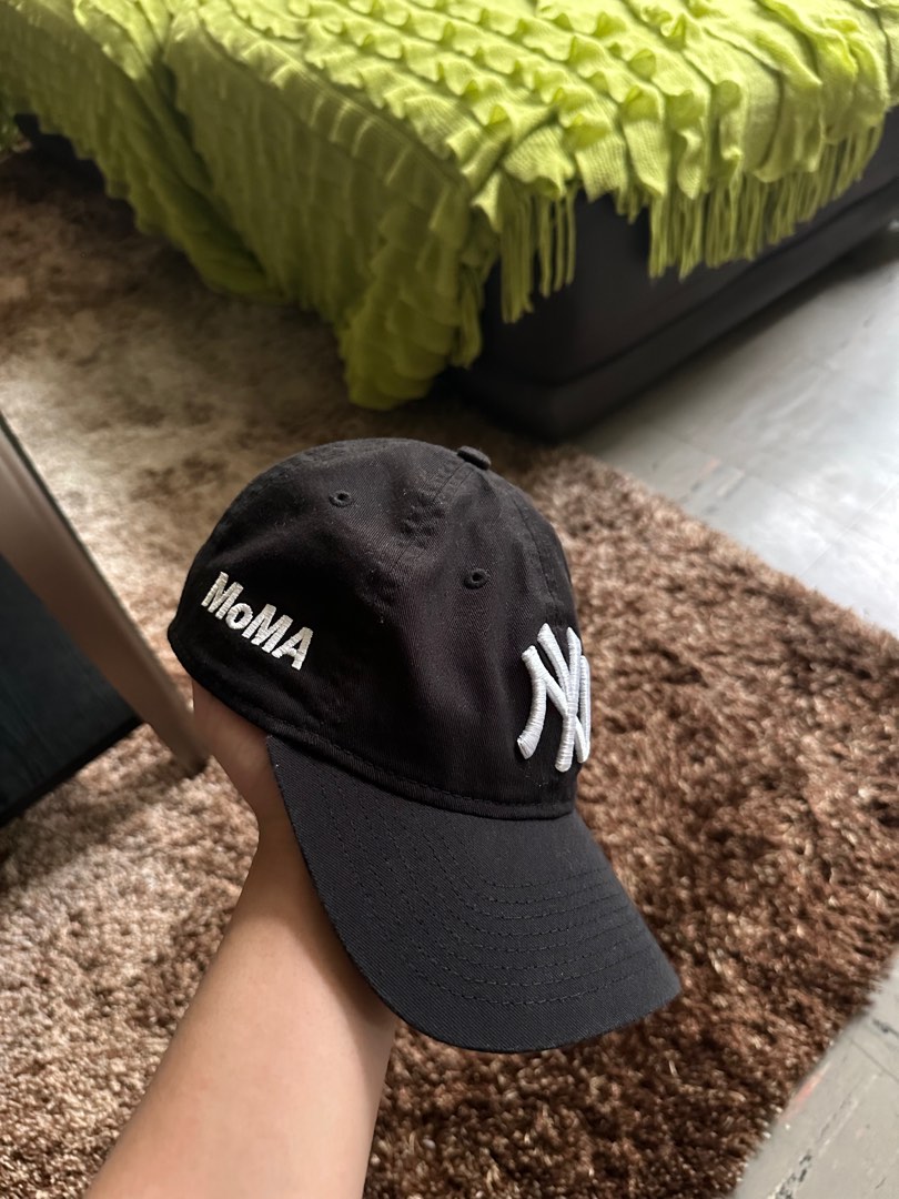 New Era x MoMa Black Cap, Men's Fashion, Watches & Accessories, Caps & Hats on Carousell