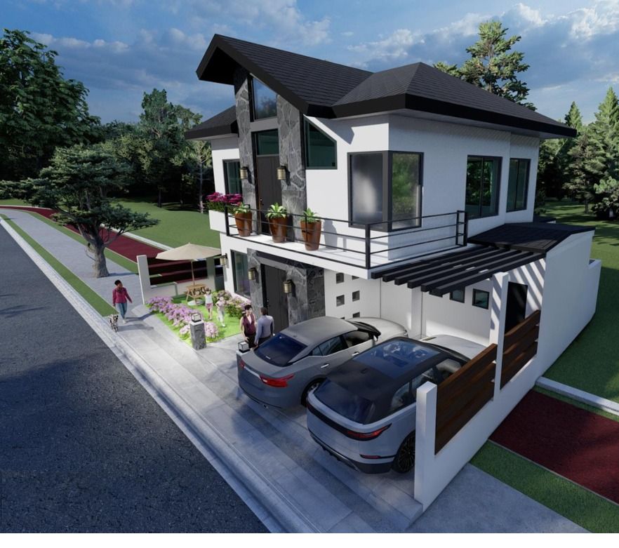 Pramana House and Lot Brand new Residential Park 4 BEDROOM Modern House ...