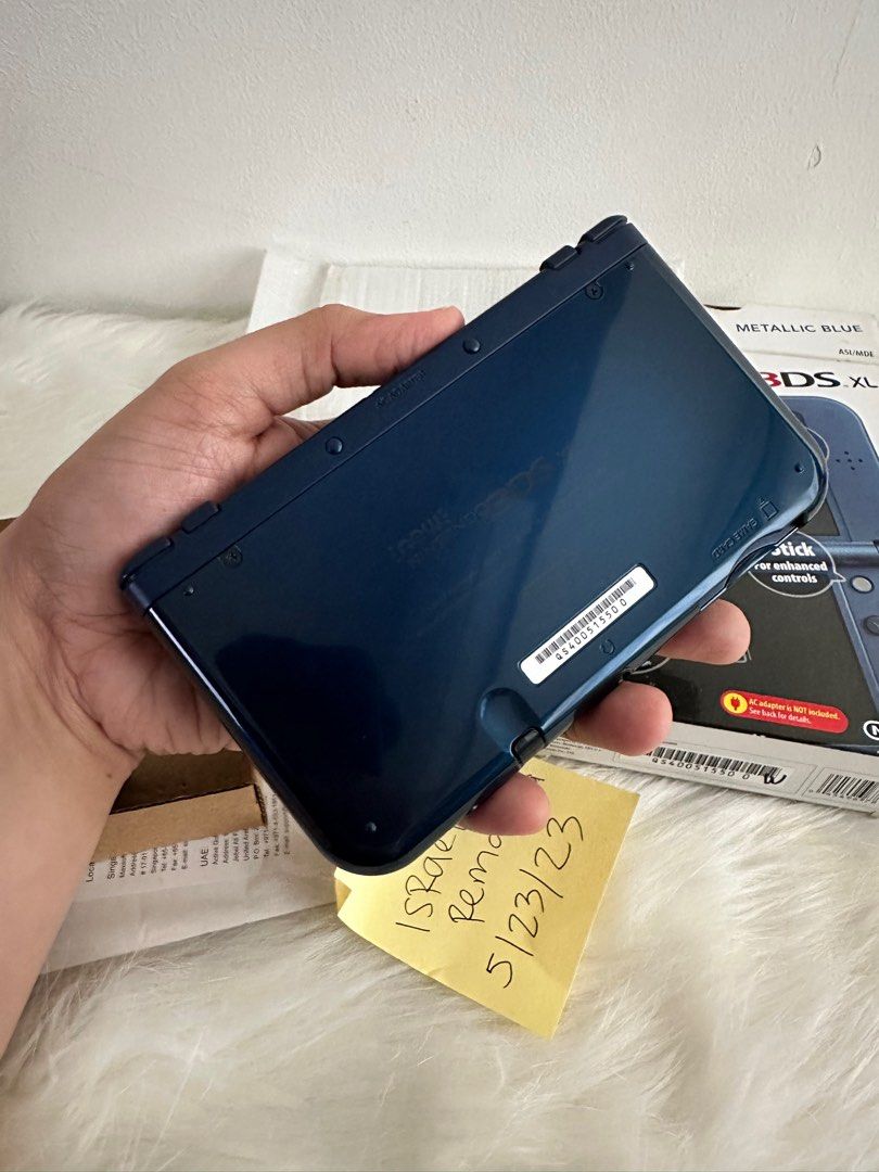 New Nintendo 3ds XL Metallic Blue, Video Gaming, Video Game Consoles ...
