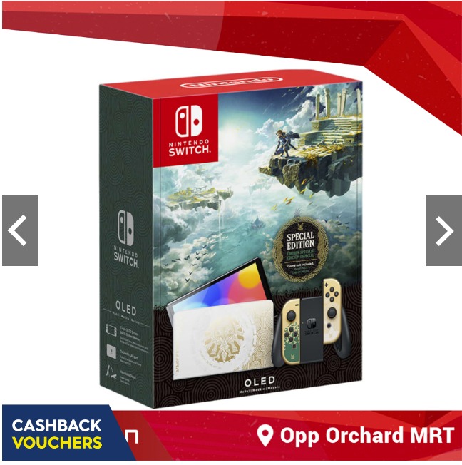 Nintendo Switch OLED Console - The Legend of Zelda: Tears of the ...