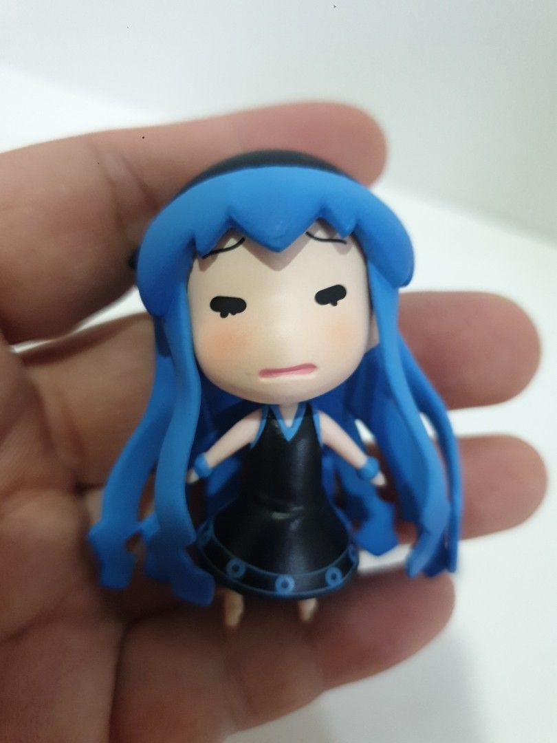 (No stand) Squid Girl Mini Ika-Musume Figure Black Crying, Hobbies ...