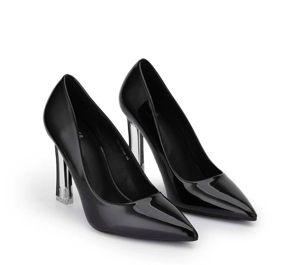 Nose - Black Patent Pumps Heels, Women's Fashion, Footwear, Heels on ...
