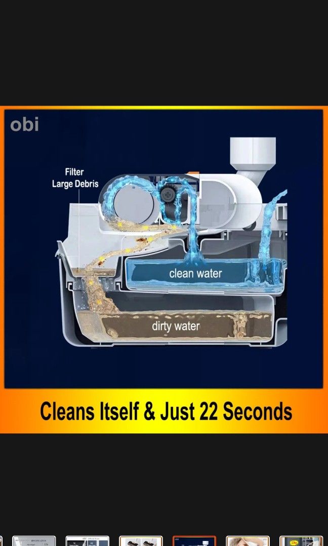 Obi hippovac Vacuum+mop+self clean, TV & Home Appliances, Vacuum ...