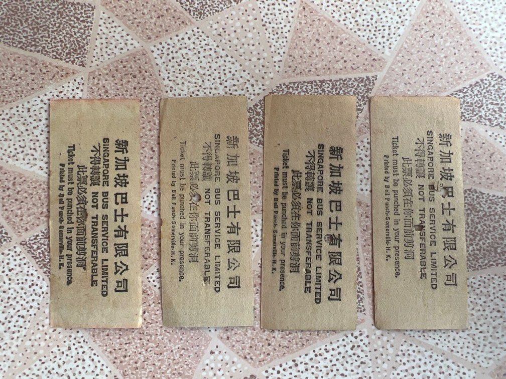 Old SBS Bus Tickets, Hobbies & Toys, Memorabilia & Collectibles ...