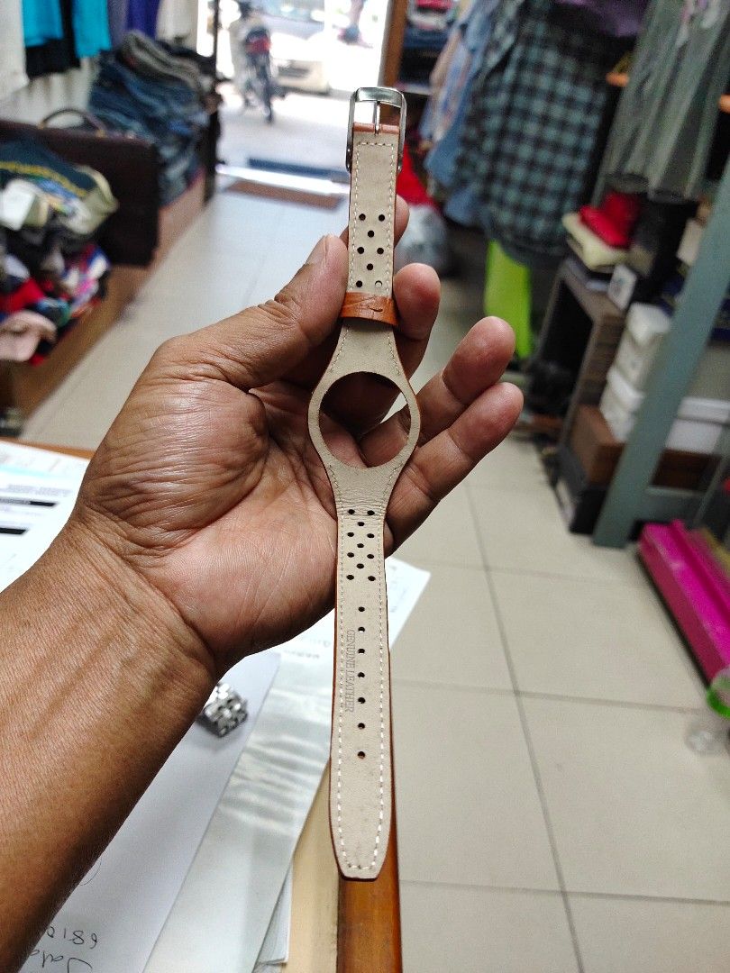 Omega Dynamic Leather Strape, Men's Fashion, Watches & Accessories ...