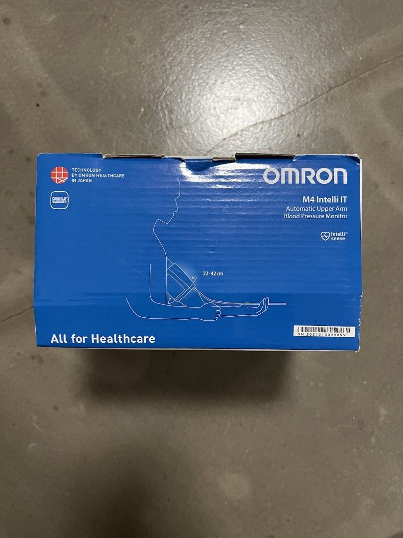 OMRON M4 Intelli IT Blood Pressure Monitor, Health & Nutrition, Medical ...