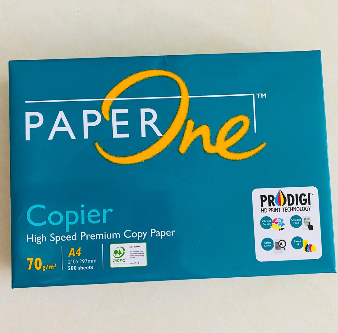 Paperone Green Pkt Copier Paper A4 70g, Hobbies & Toys, Stationery & Craft, Stationery & School ...