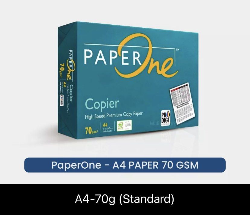 Paperone Green Pkt Copier Paper A4 70g, Hobbies & Toys, Stationery & Craft, Stationery & School ...