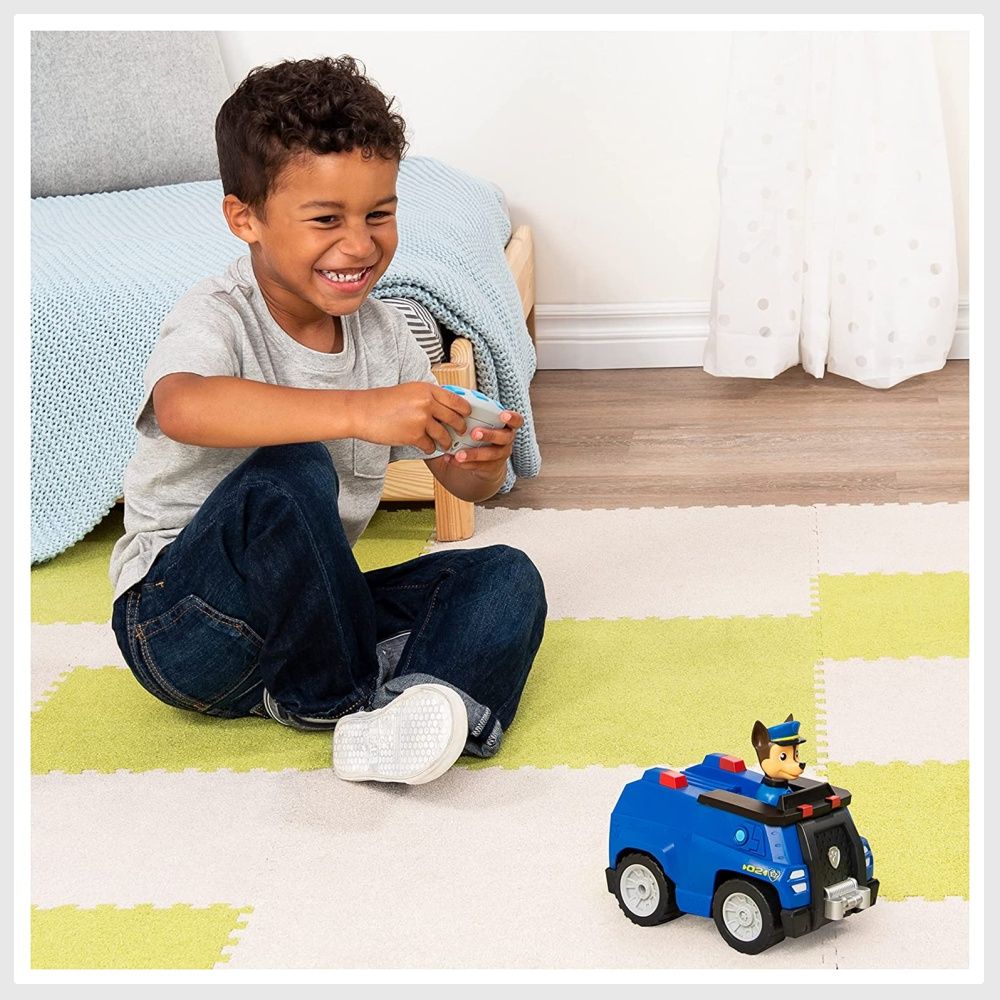 Paw Patrol, Chase Remote Control Police Cruiser with 2-Way Steering ...