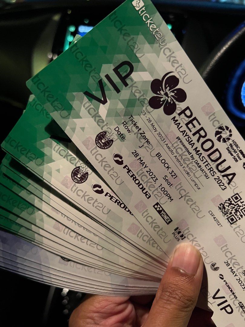 Perodua Masters Malaysia 2023 Final, Tickets & Vouchers, Event Tickets ...