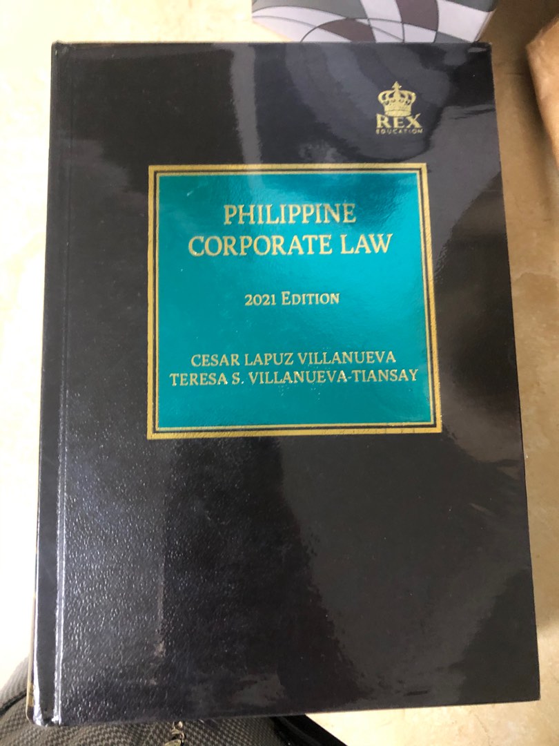 Philippine Corporate Law (2021 ed.), Hobbies & Toys, Books & Magazines ...
