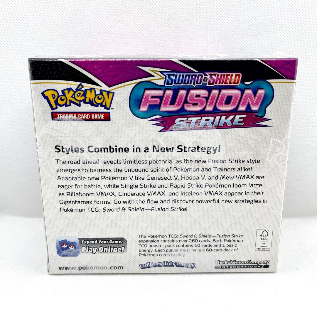 Pokemon TCG SS8 Fusion Strike Booster Box, Hobbies & Toys, Toys & Games ...
