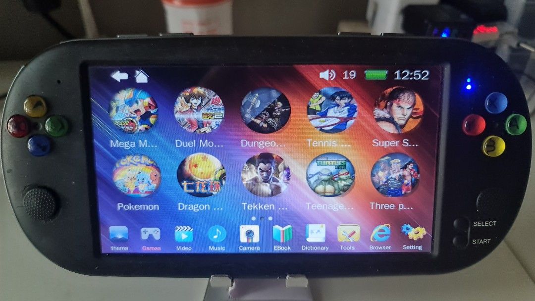 Powkiddy x16 Handheld 7 inch Screen Video Game console that plays ...