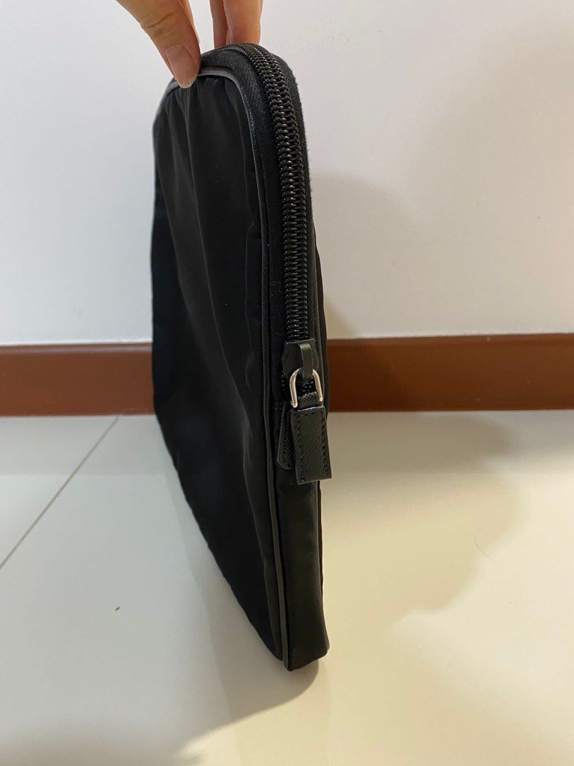 Prada Nylon Laptop Briefcase, Luxury, Bags & Wallets on Carousell