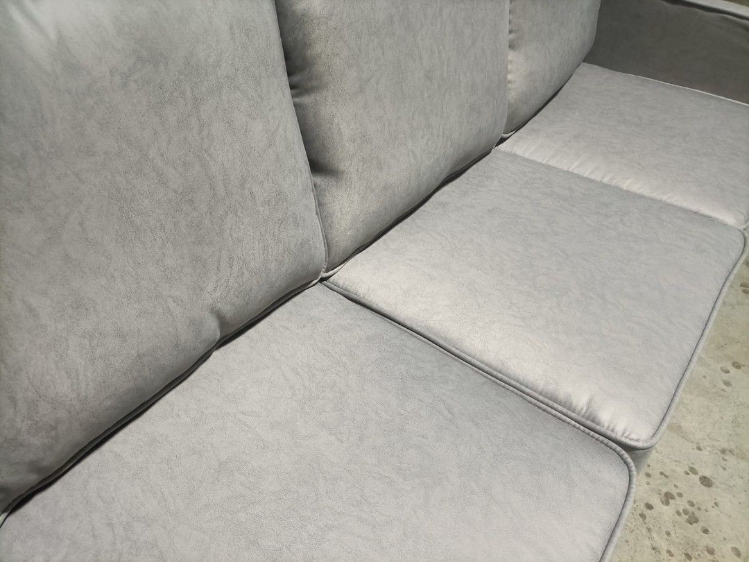 (PRE ORDER) CAT FRIENDLY VALENTE DESIGNS 3 Seater Sofa in QUARRY GREY ...