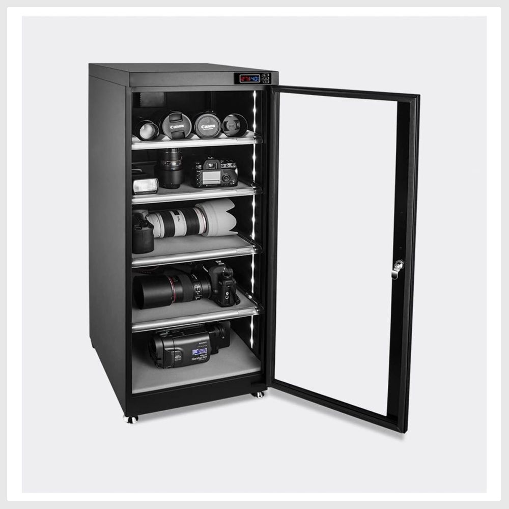 PreAsion 100L 5 Layers Electronic Dry Cabinet Camera Storage Cabinet ...