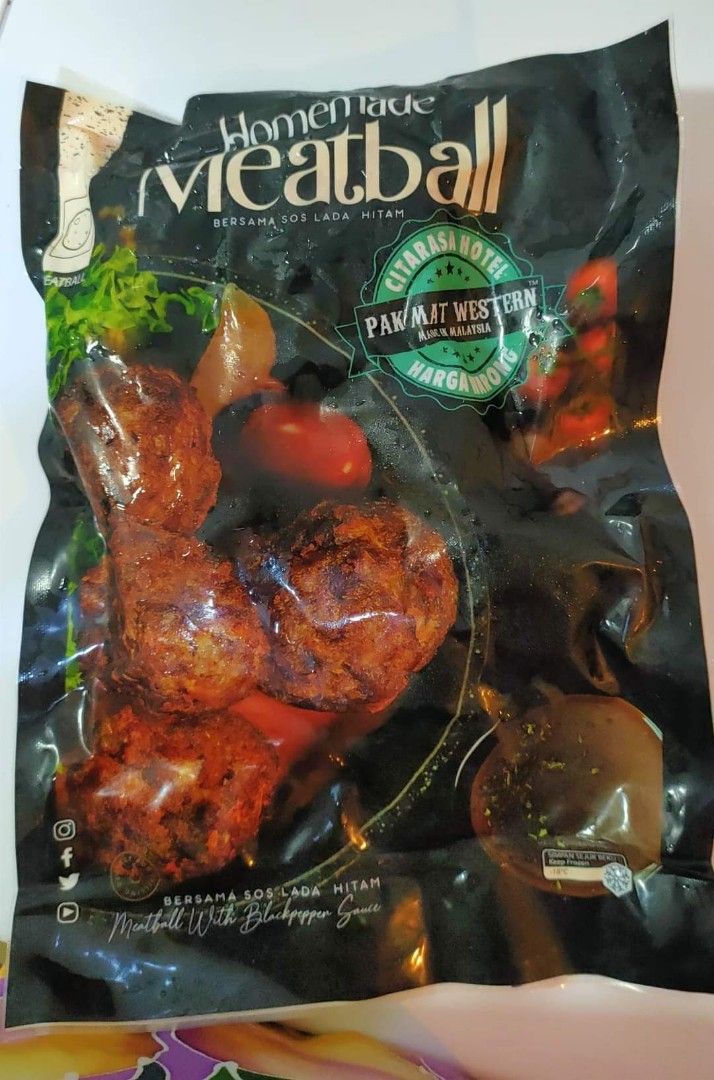 [Pre-Order] Pak Mat Western Marinated Meatballs, Food & Drinks, Fresh ...