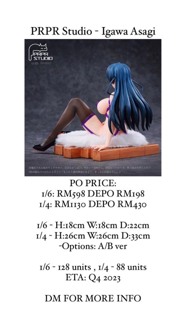 PRPR Studio - Igawa Asagi, Hobbies & Toys, Toys & Games on Carousell