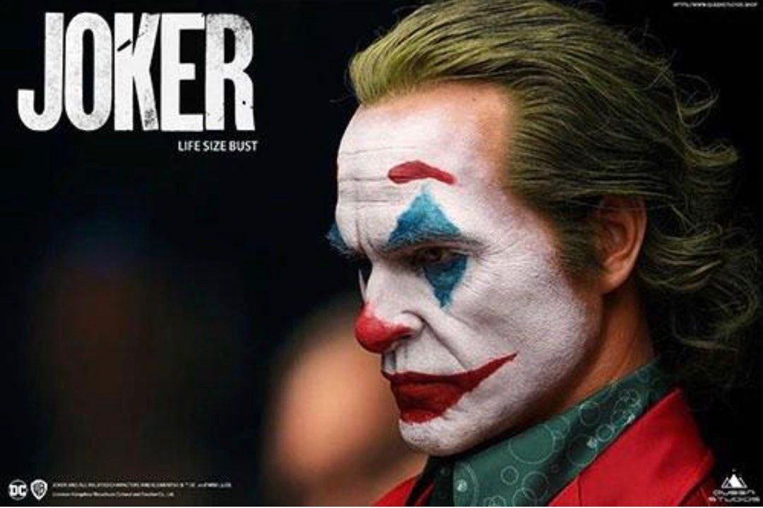 Queen studios joker (JOAQUIN PHOENIX) 2019 life size bust, Hobbies ...