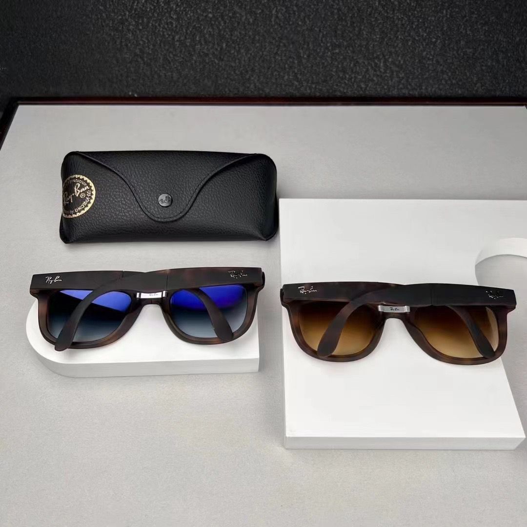 RayBan RB4105 Folding Wayferer, Men's Fashion, Watches & Accessories ...