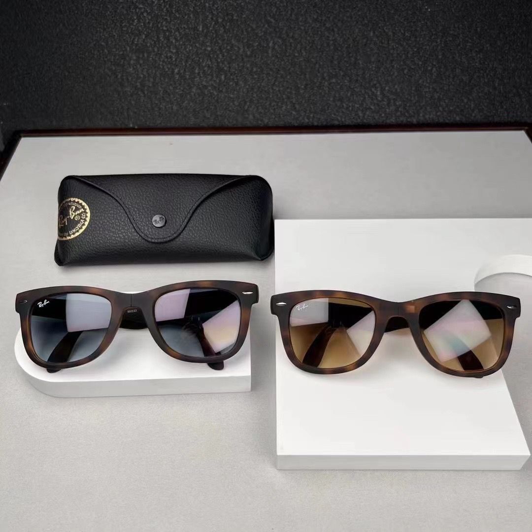 RayBan RB4105 Folding Wayferer, Men's Fashion, Watches & Accessories ...