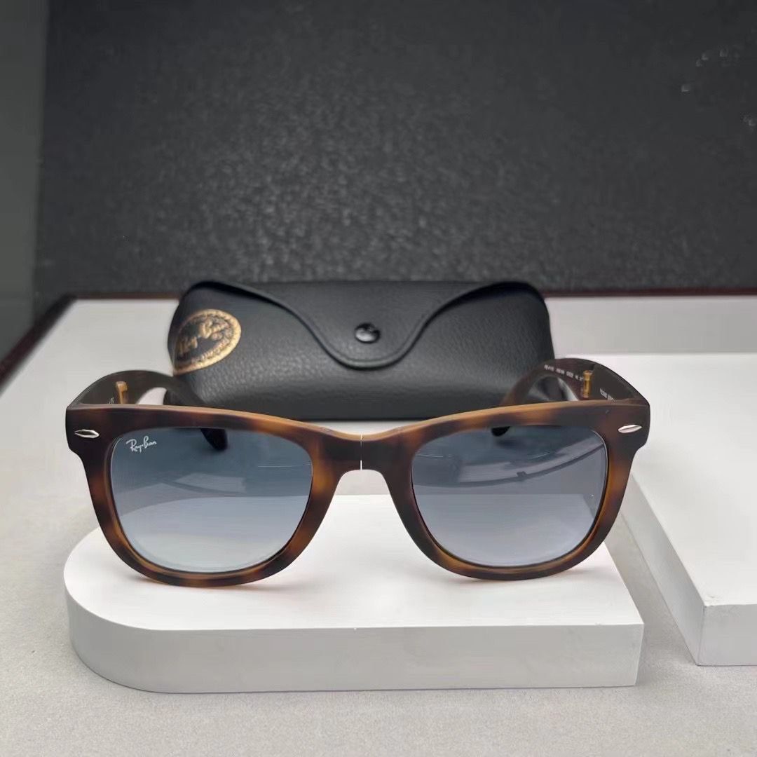 RayBan RB4105 Folding Wayferer, Men's Fashion, Watches & Accessories ...