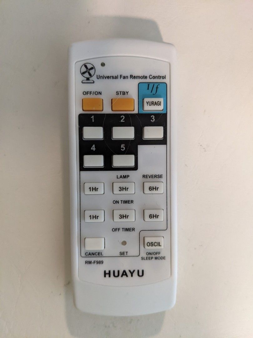 Replacement fan remote control, TV & Home Appliances, Other Home ...