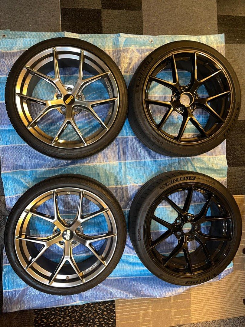 Replica BBS rims 5x112 19 inch, Car Accessories, Tyres & Rims on Carousell