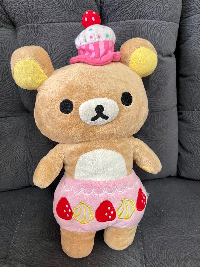 Rilakkuma rare strawberry, Hobbies & Toys, Toys & Games on Carousell