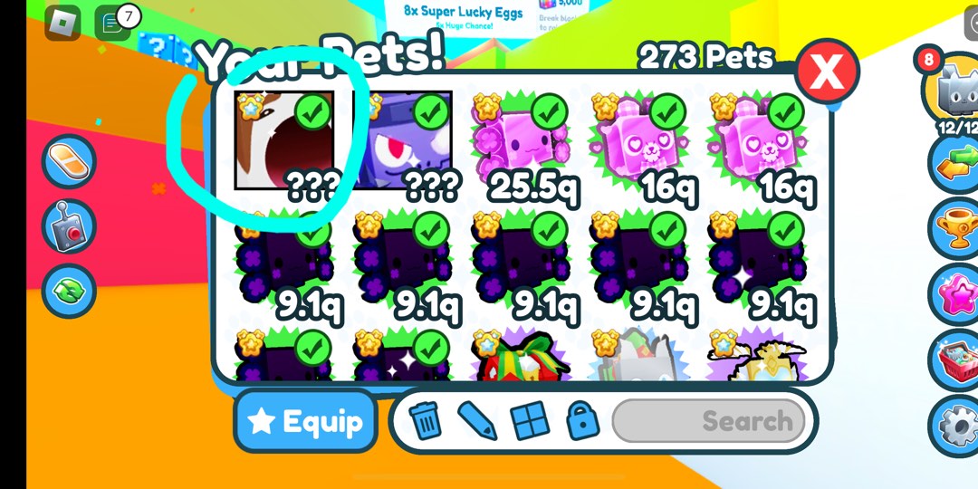 Roblox Pet simulator x, 電子遊戲, 電子遊戲, PlayStation - Carousell