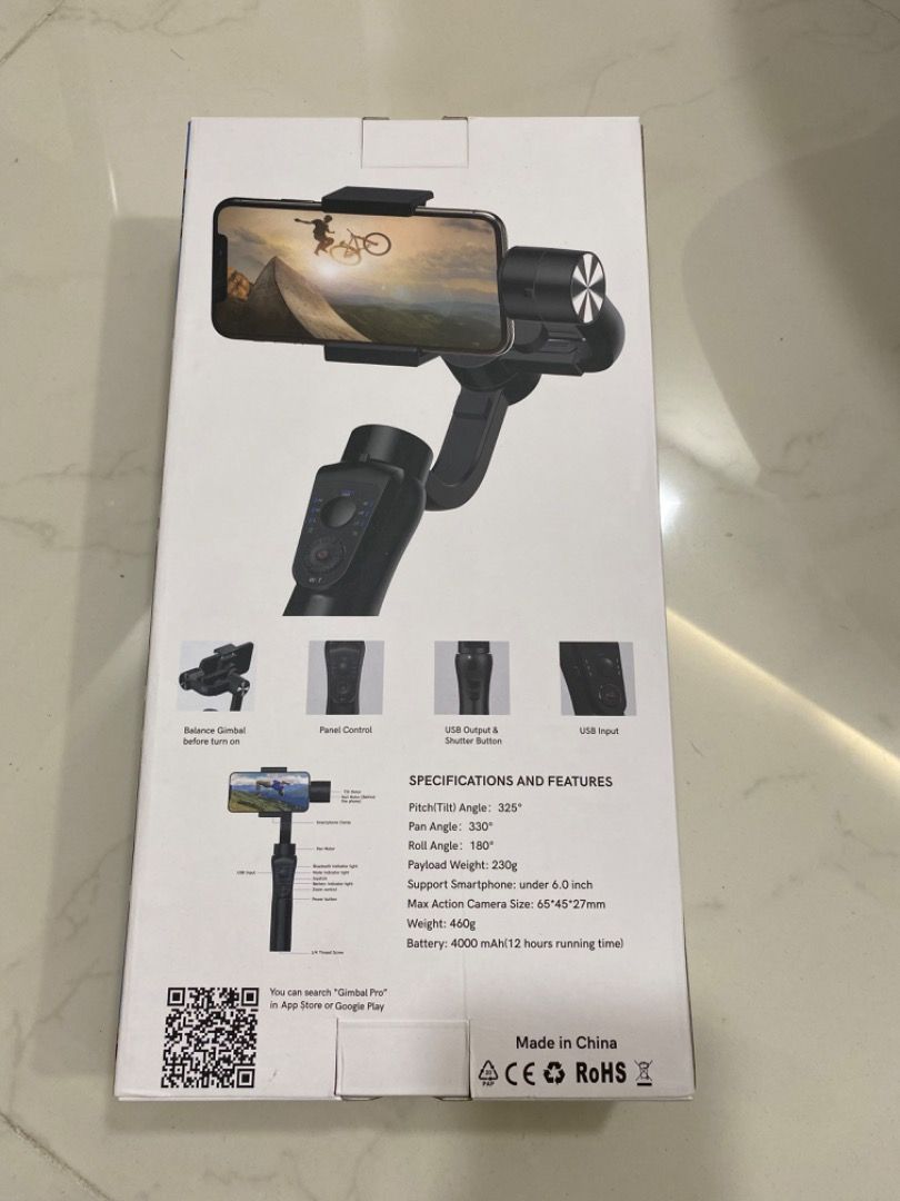 S5B 3-Axis Stabilized Gimbal, Photography, Photography Accessories ...