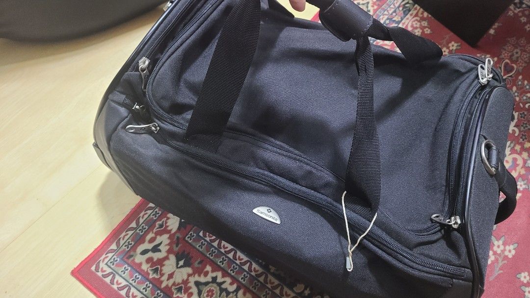 Samsonite 3way trolley hand carry duffle travel luggage bag, Hobbies ...