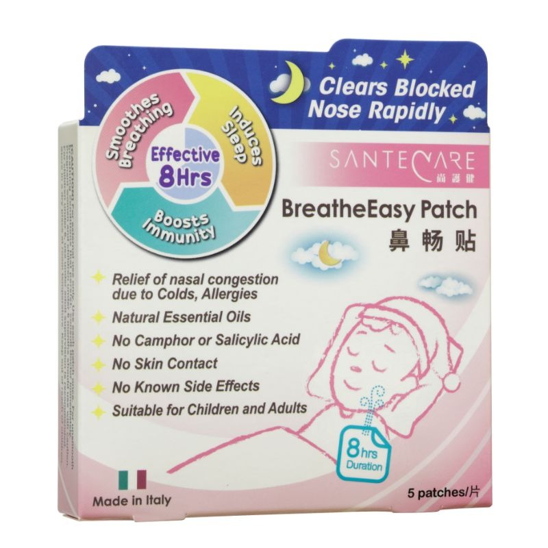 Santecare Breathe Easy Baby Care Nose Patch - Clears Blocked Nose ...