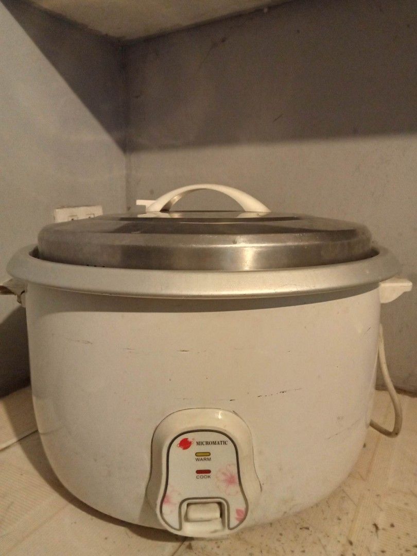SECOND HAND RICE COOKER PANG-NEGOSYO GOOD FOR 30 CUPS, Furniture & Home ...