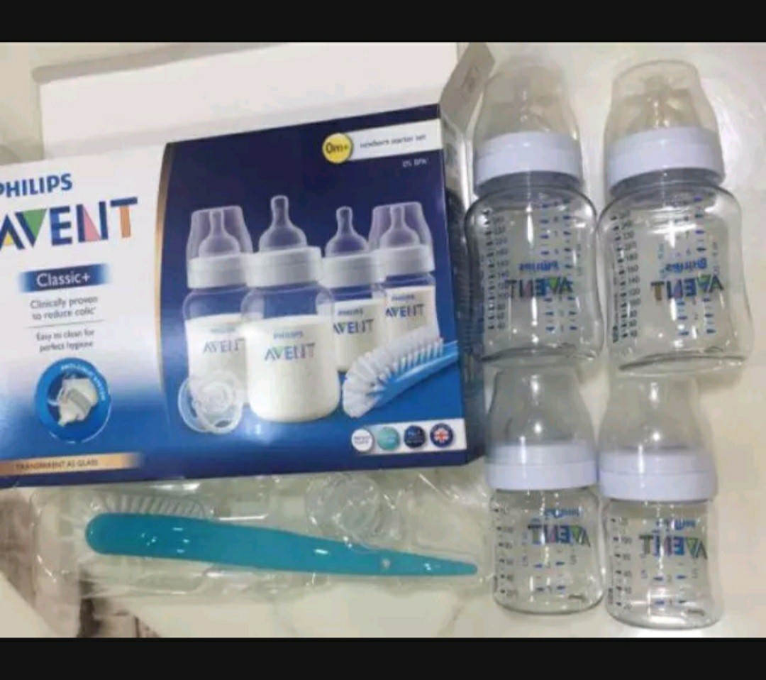 Set Botol Avent, Babies & Kids, Nursing & Feeding, Breastfeeding ...
