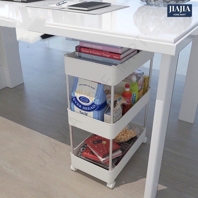 SG Trolley Rack / Multipurpose Push Cart Tray Storage Shelf Kitchen ...