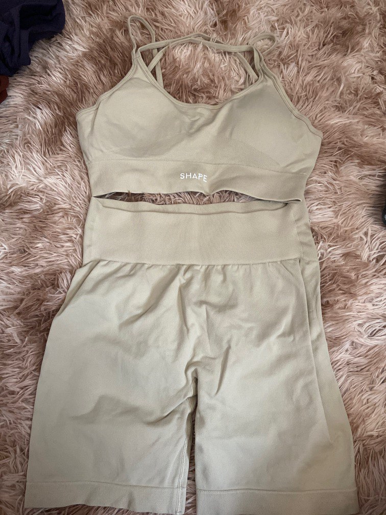 Shape Active Nude Set, Women's Fashion, Activewear on Carousell