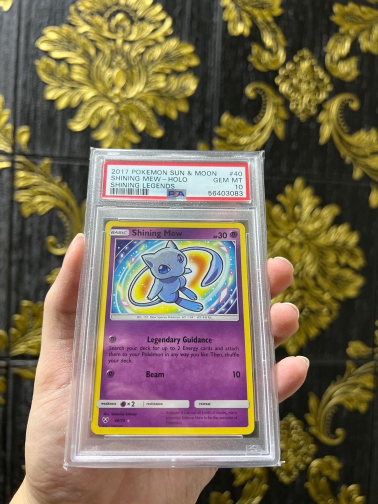 Shining Mew PSA 10 Shining Legends, Hobbies & Toys, Toys & Games on ...