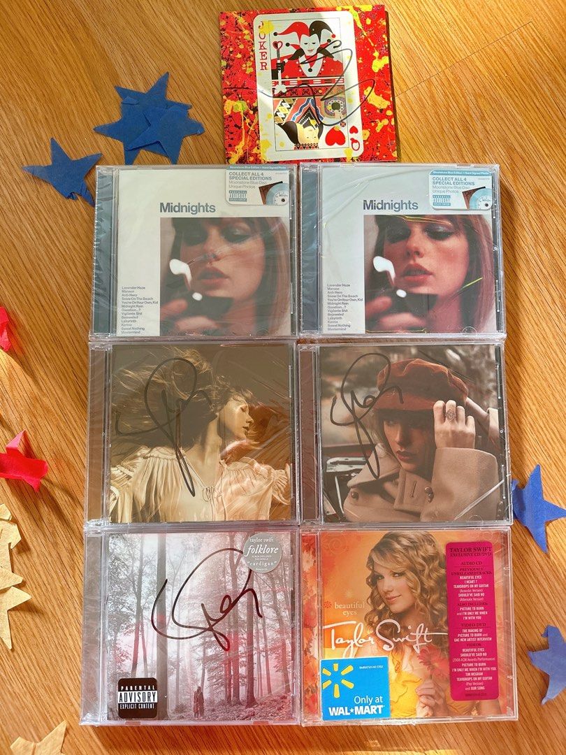 Signed Taylor Swift Albums, Hobbies & Toys, Music & Media, CDs & DVDs ...
