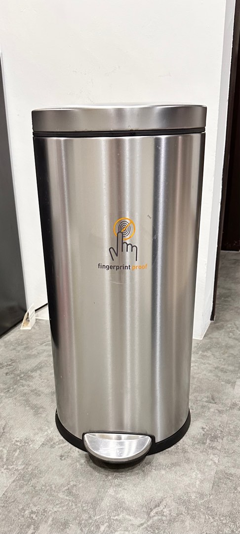 Simplehuman 30L Round Dustbin, Furniture & Home Living, Home ...