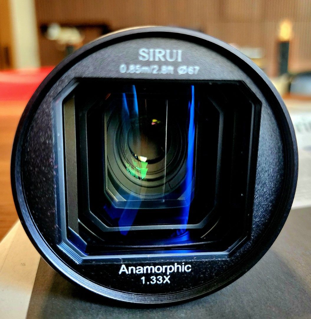 Sirui 35mm f1. 8 anamorphic E mount, Photography, Lens & Kits on Carousell