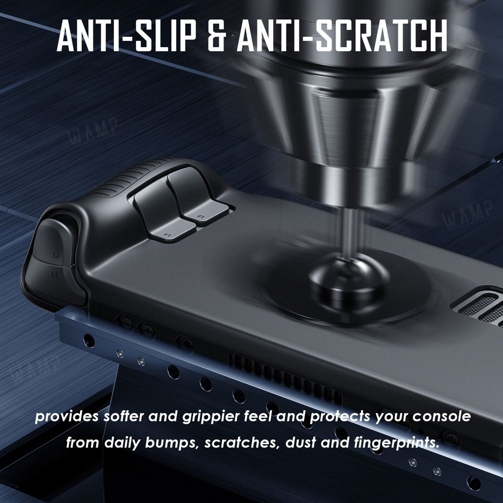 Steam Deck Ergonomic Protective Case Soft Silicon Anti-Slip Console ...