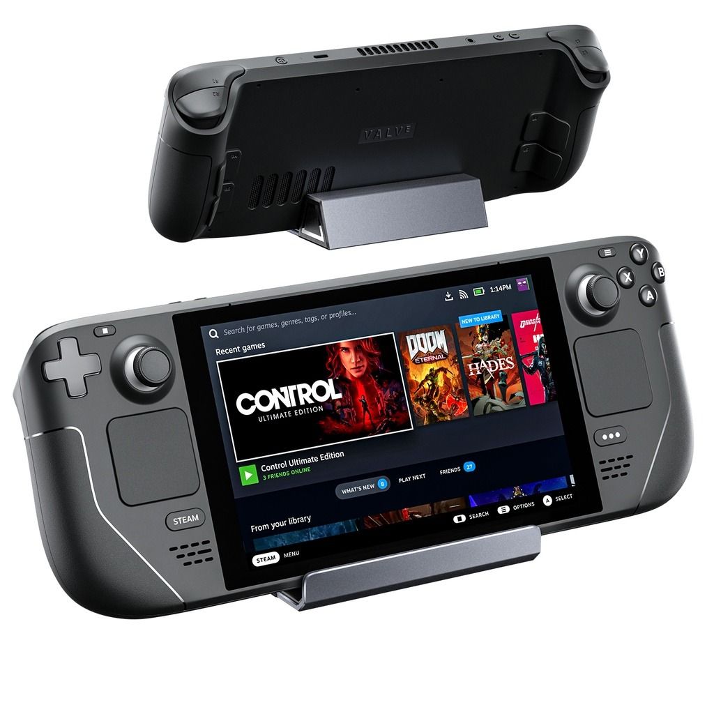 Steam Deck Stand Frosted Aluminum Holder Game Console Nintendo Switch ...