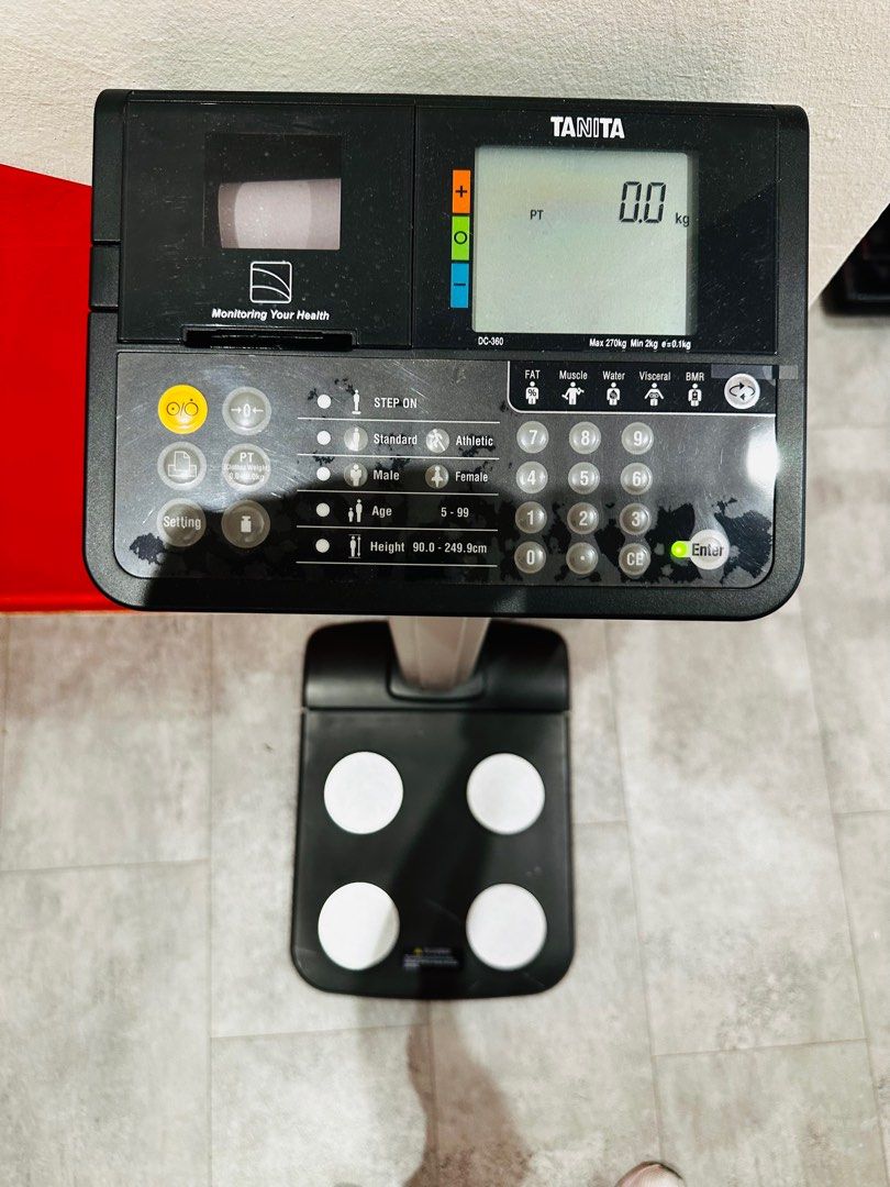 Tanita DC-360 Body Composition Scale, Health & Nutrition, Health ...