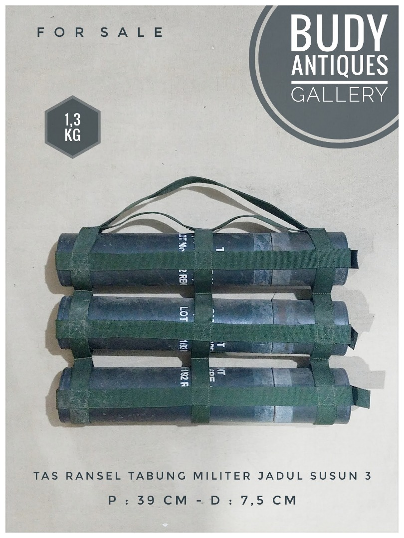 Tas Ransel Tabung Militer Tempo Dulu Susun 3, Fesyen Pria, Aksesoris ...