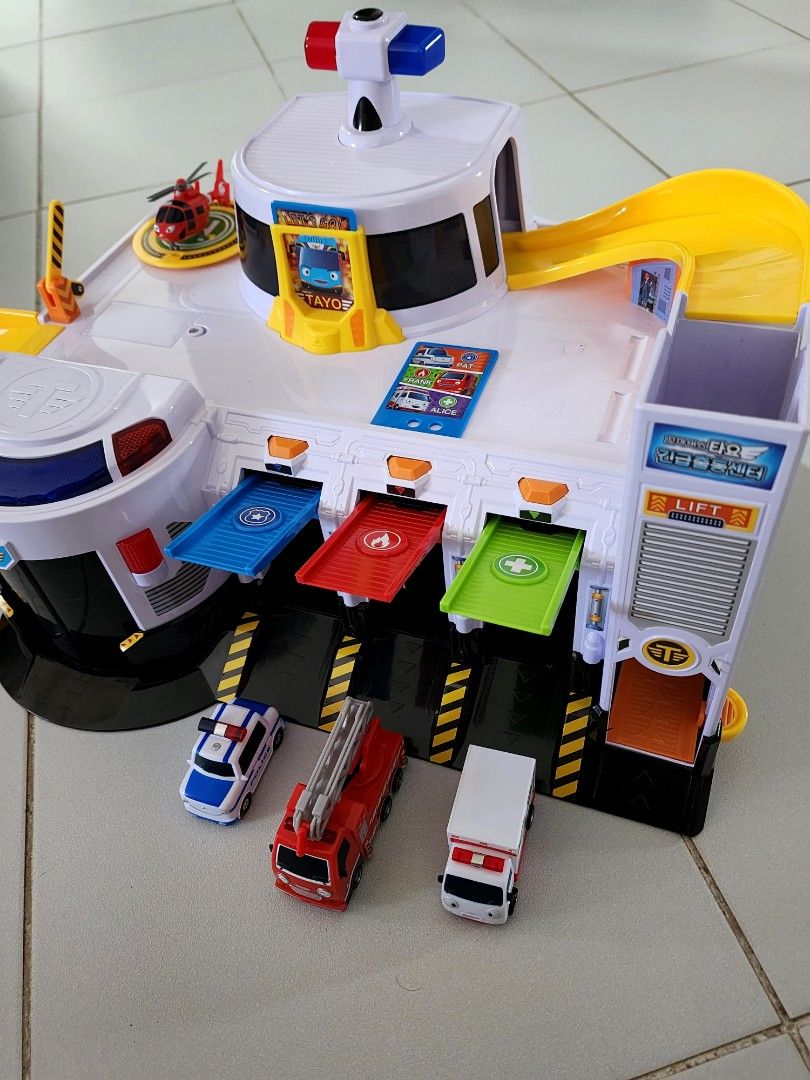 Tayo Emergency Call Response Center Toy, Hobbies & Toys, Toys & Games ...