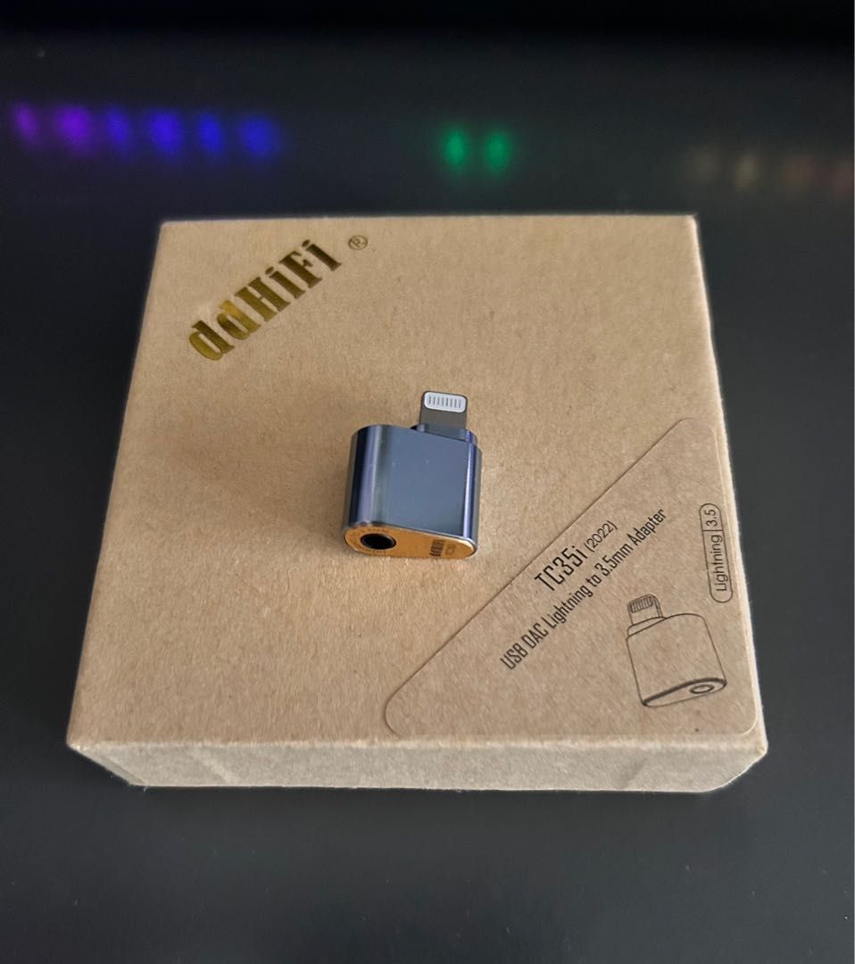 TC35i ddHifi Lightning to 3.5mm adapter 2022 version, Audio, Soundbars ...